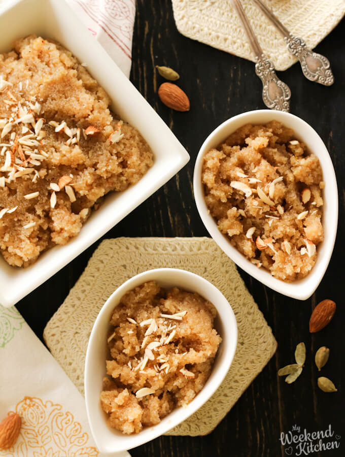Sooji Halwa | Rava Sheera | Semolina Pudding | My Weekend Kitchen