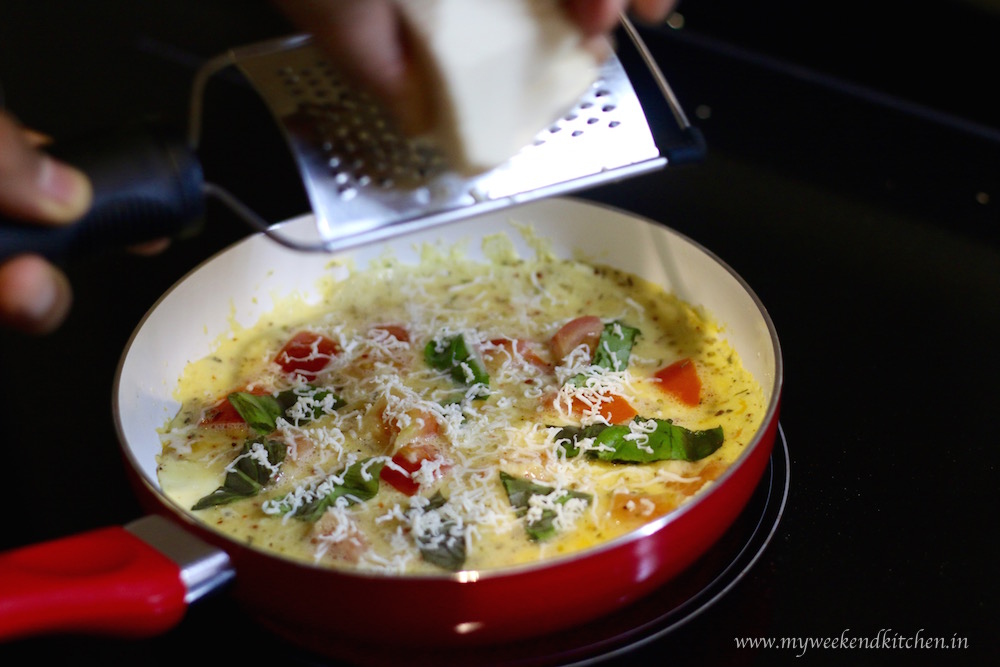 Tomato Basil Omelette | My Weekend Kitchen