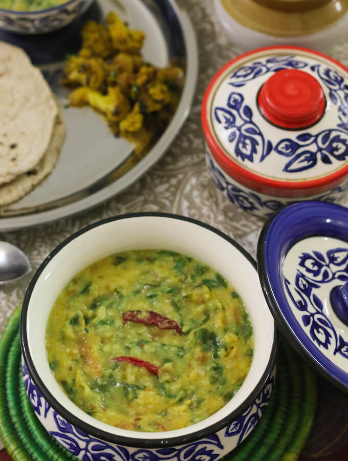 Dal Palak | Spinach dal | My Weekend Kitchen