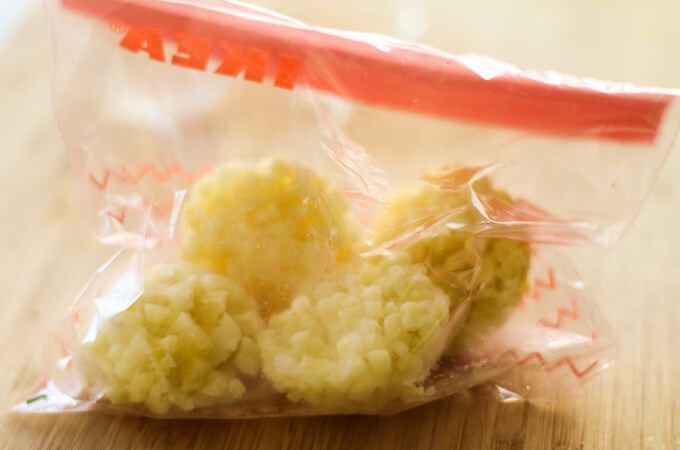 Frozen ginger cubes: An easy way to store fresh ginger | My Weekend Kitchen