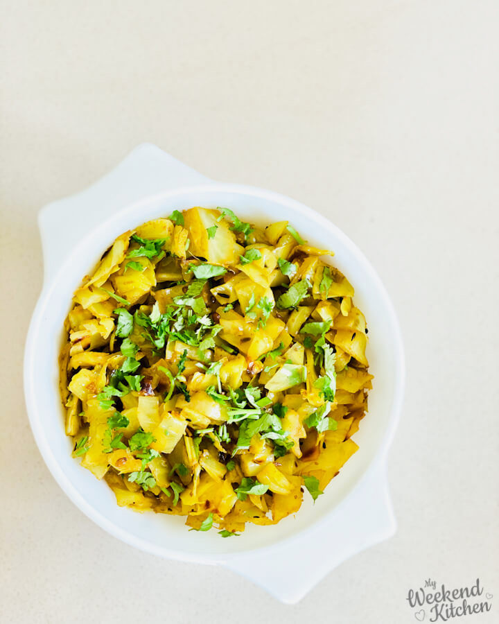 Indian Cabbage Stir-Fry | Patta Gobhi ki Sabji | My Weekend Kitchen